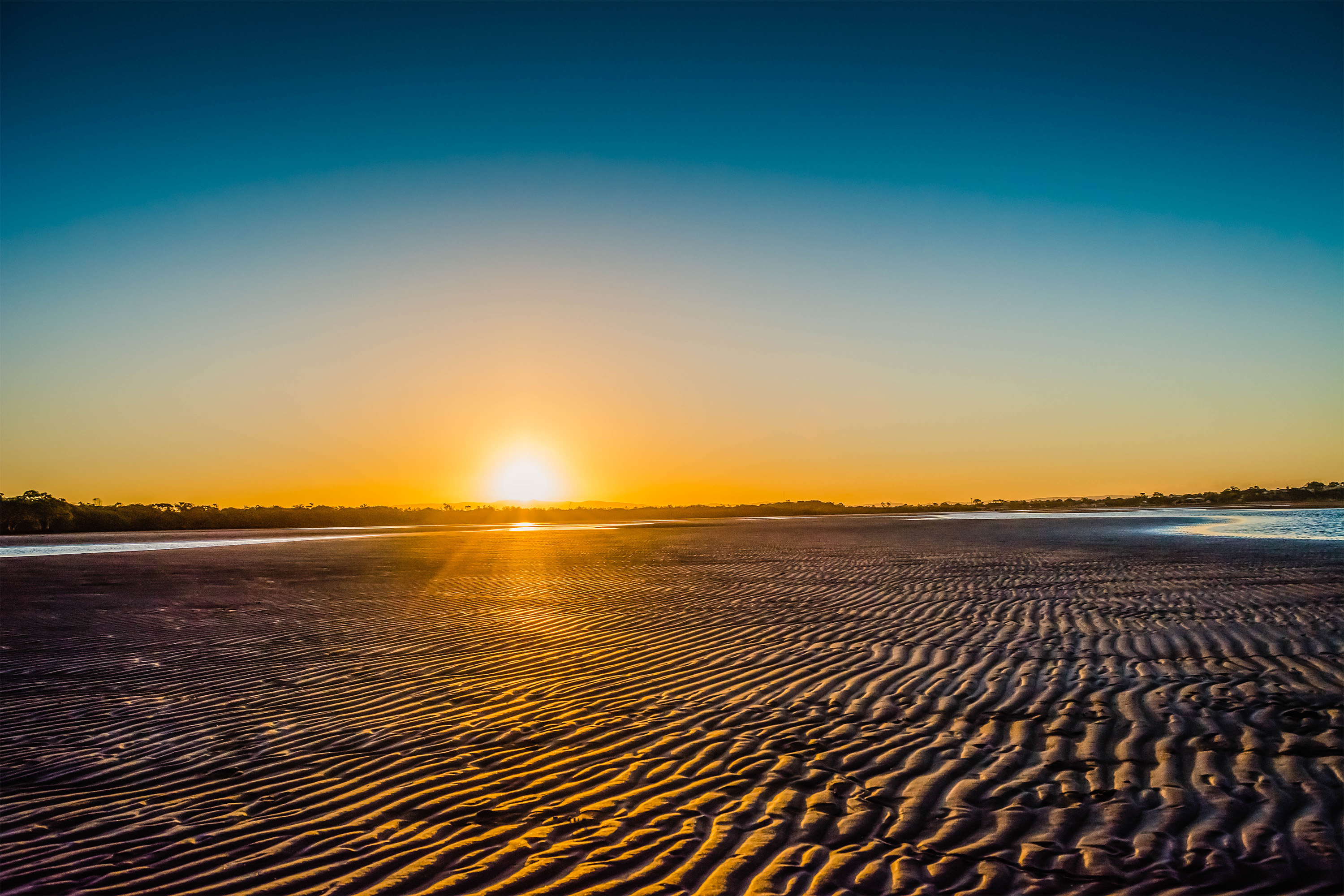 Nudgee Beach Sunset - Sam Petherbridge